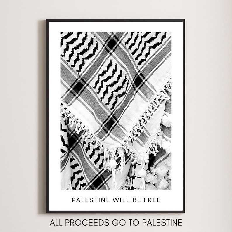 Palestine Will Be Free Islamic Wall Art Palestine Poster Palestine Wall ...