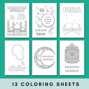 Ramadan Activity Book Printable for Kids 30 Fun Islamic Activities ...