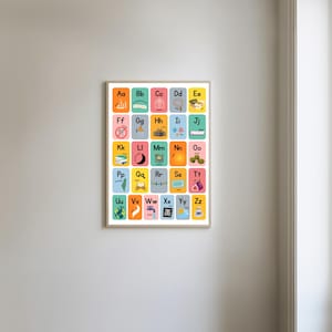 Colorful Islamic Alphabet A to Z Digital Printable Fun & Educational ...