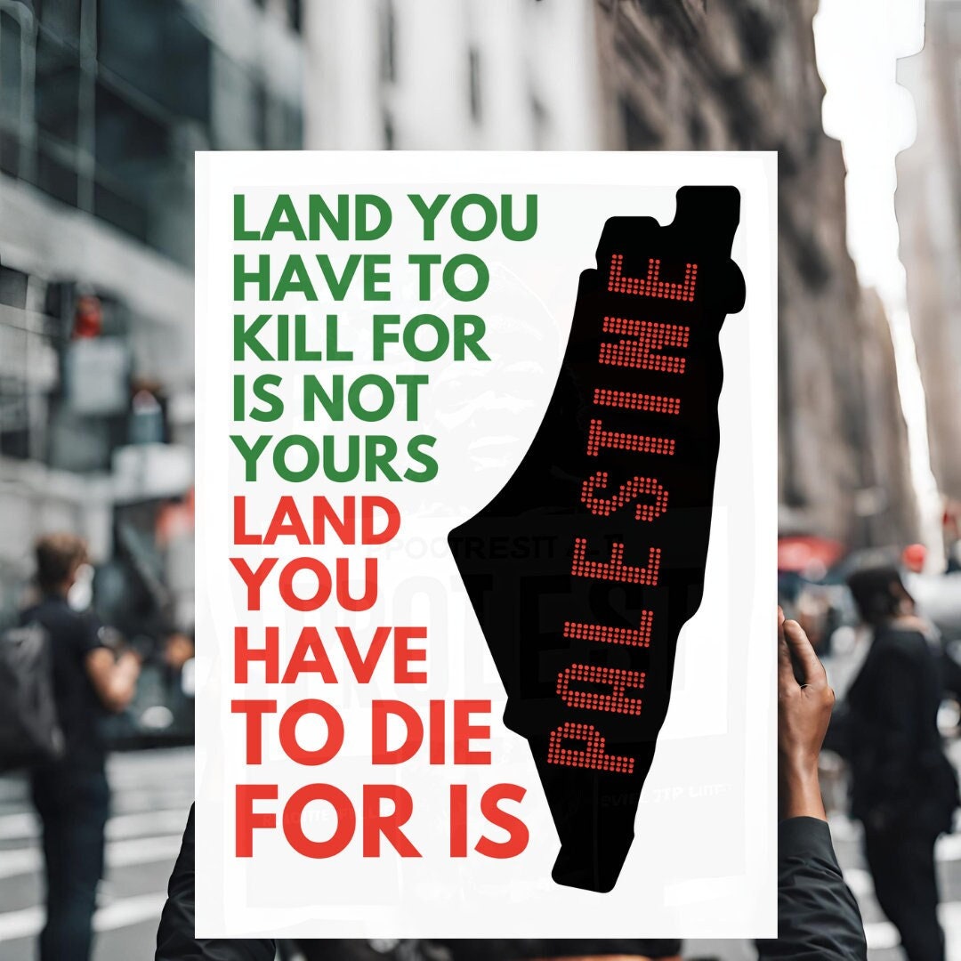 Palestine Poster Palestine Protest Poster Palestine Wall Art Palestine ...