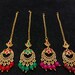 Indian CZ Tikka Head Piece Bridal Tikka Wedding Tikka Side - Etsy