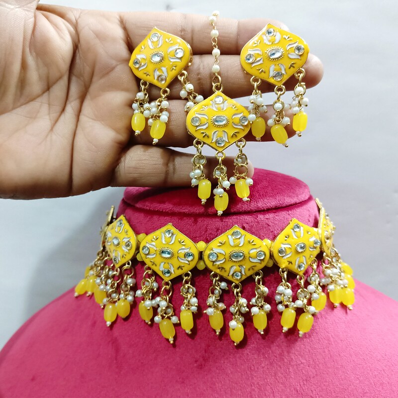 Yellow Jewelry - Etsy