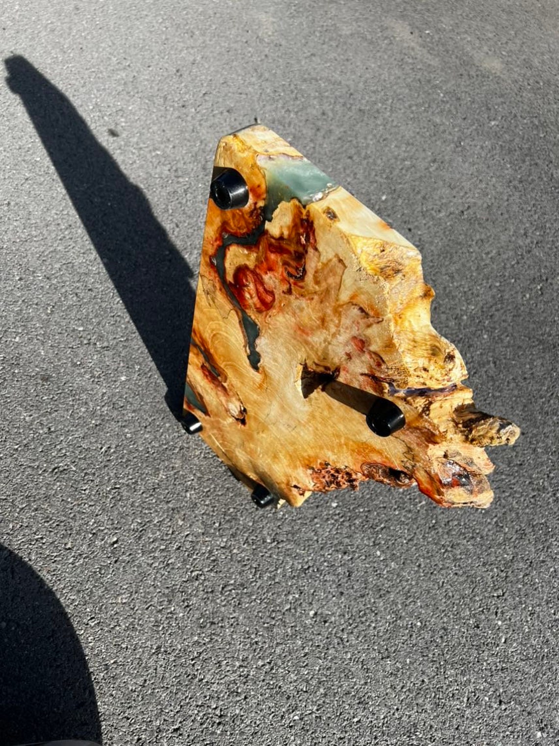 Box Elder Burl Wood and Epoxy Cutting Charcuterie Board - Etsy