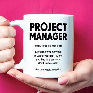 Project Manager Gift, Project Manager Mug, Project Manager Coffee Cup ...