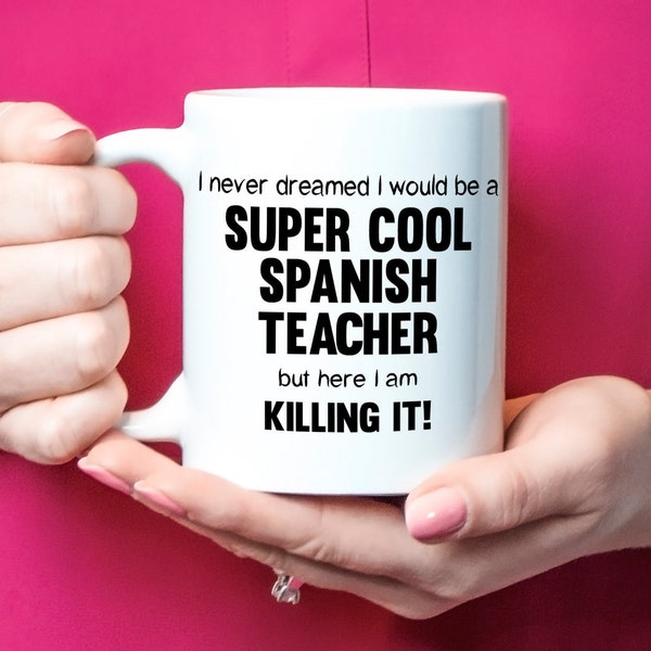 Spanish Teacher Mug - Etsy