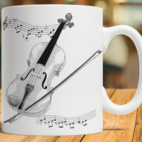 Violin Mug, Violin, Violin Teacher Gift, Violinist Gift, Gifts for ...
