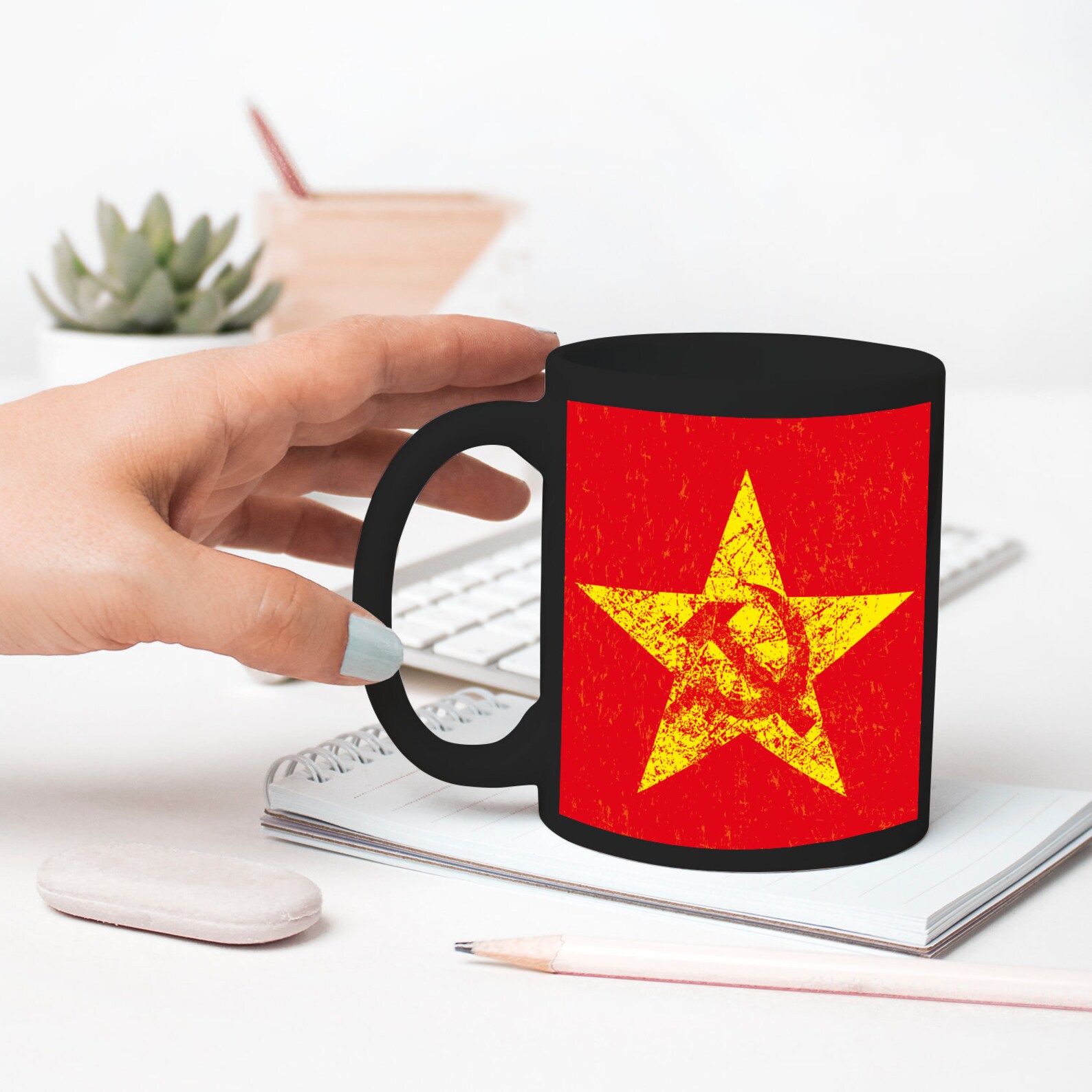 Soviet Star With Hammer and Sickle Mug Gag Gift Communist | Etsy