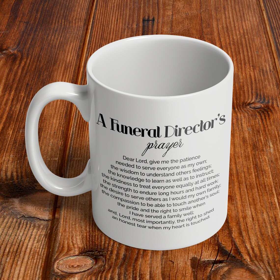 Funeral Director Gift, Funeral Director Mug, Funeral Director Coffee ...