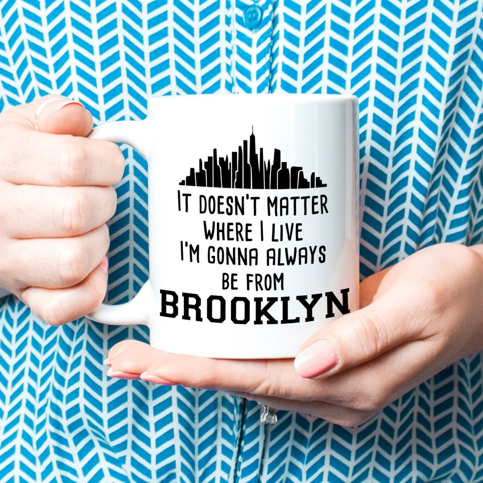 Brooklyn Gift, New York Gift, Brooklyn Mug, Brooklyn Coffee Cup ...