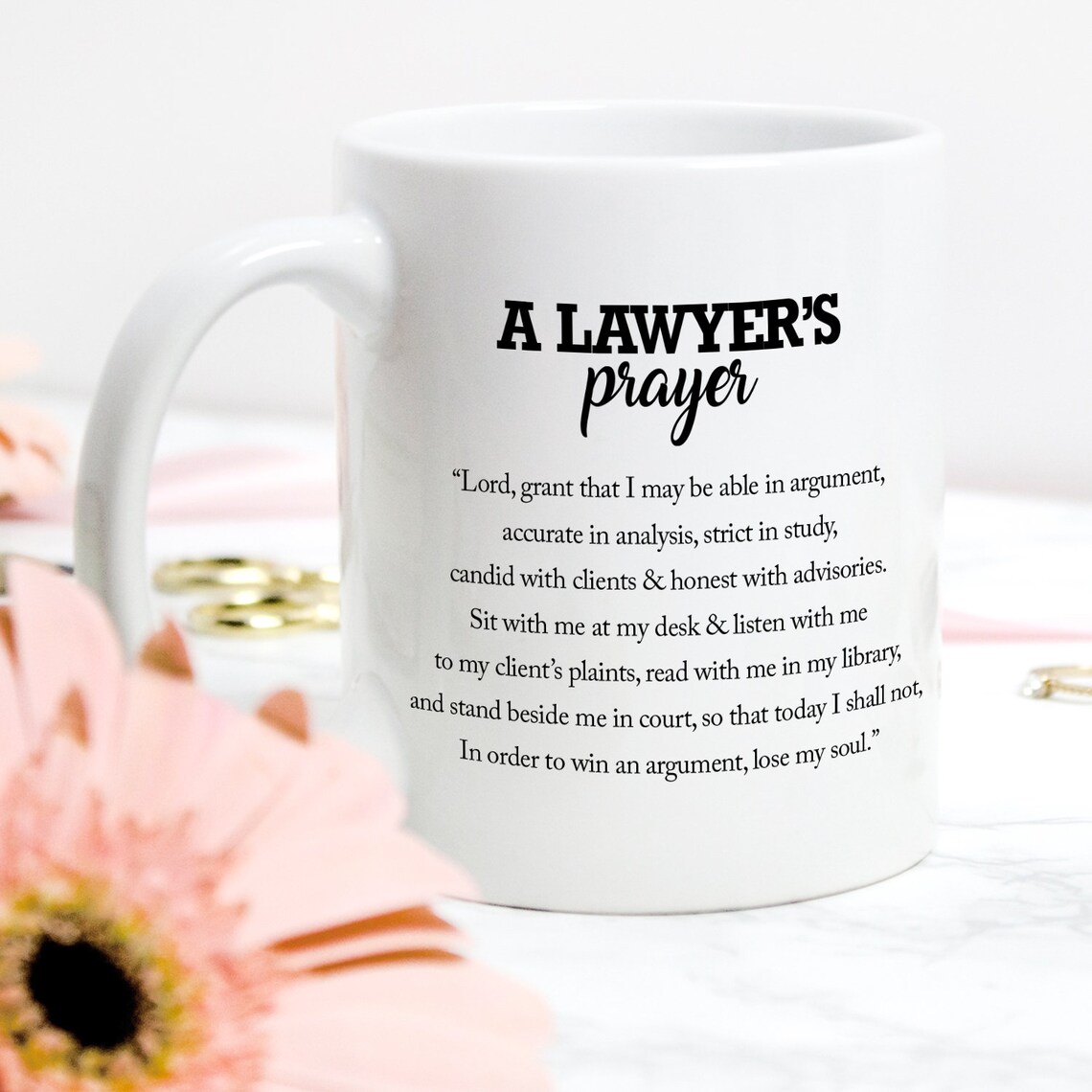 Lawyer Gift, Lawyer Mug, Lawyer Coffee Cup, A Lawyer's Prayer Mug Gift ...