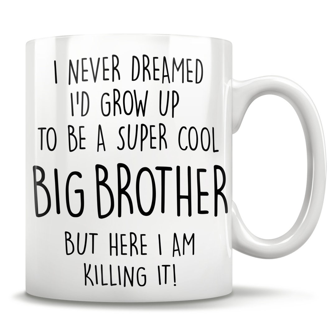 Big Brother Gifts, Big Brother Mug, Worlds Best Brother Mug, Birthday ...