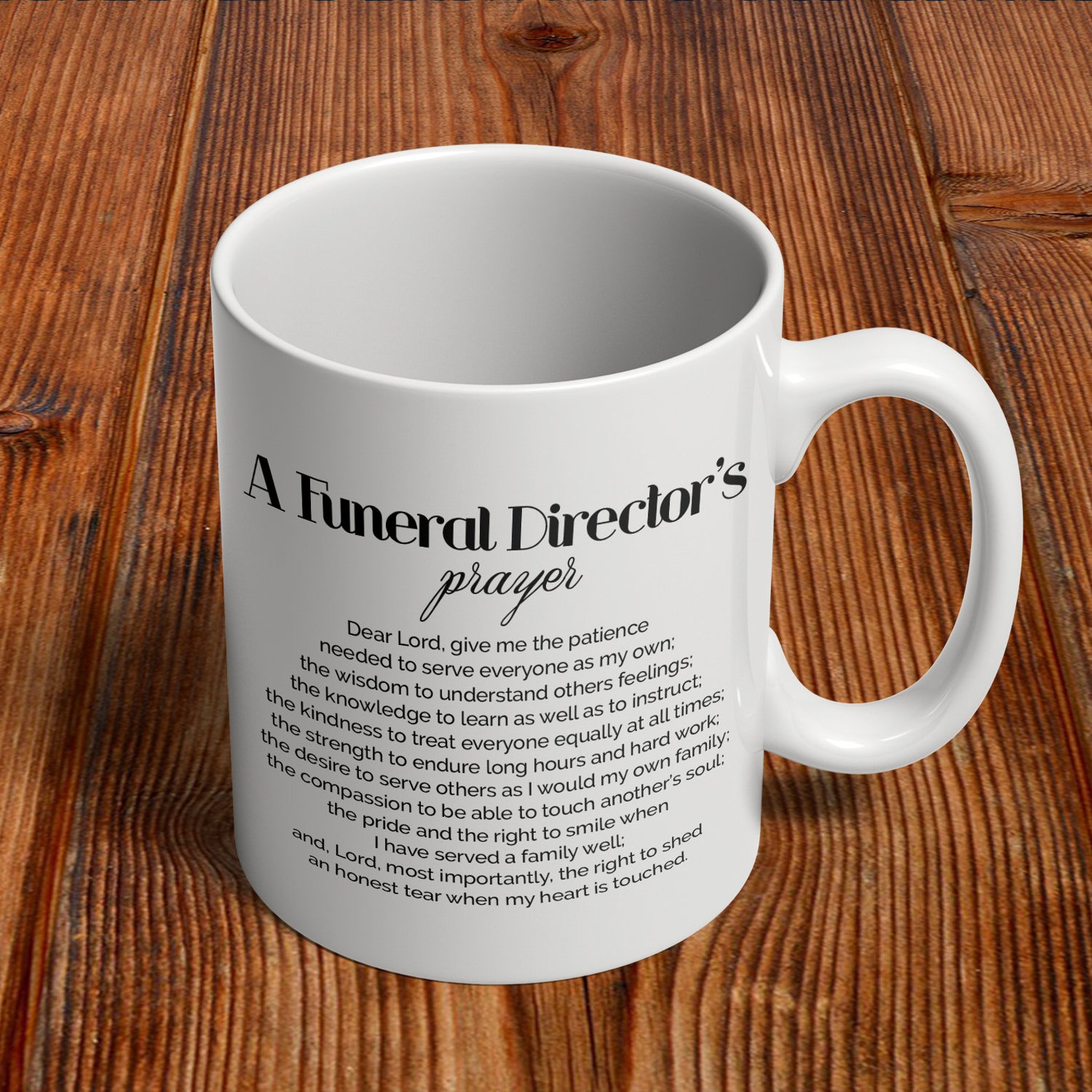 Funeral Director Gift, Funeral Director Mug, Funeral Director Coffee ...