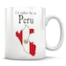 Peru Gift, Peruvian Mug, Peru Map, Peru Travel, Peru Pride, Peru Flag ...