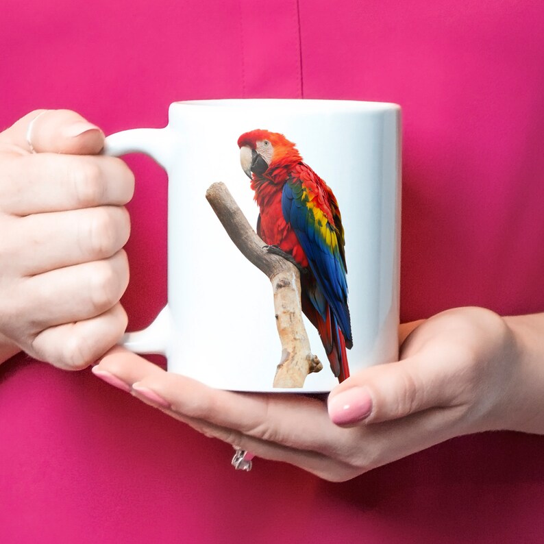 Parrot Gift, Parrot Mug, Parrot Coffee Cup - Etsy