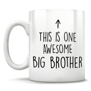 Big Brother Gifts, Big Brother Mug, Worlds Best Brother Mug, Birthday ...