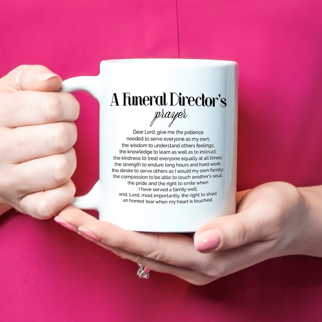 Funeral Director Gift, Funeral Director Mug, Funeral Director Coffee ...