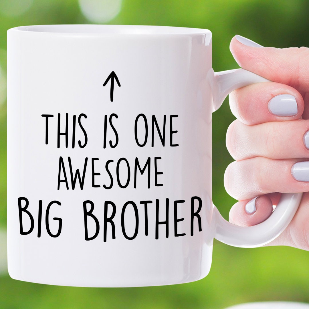 Big Brother Gifts, Big Brother Mug, Worlds Best Brother Mug, Birthday ...