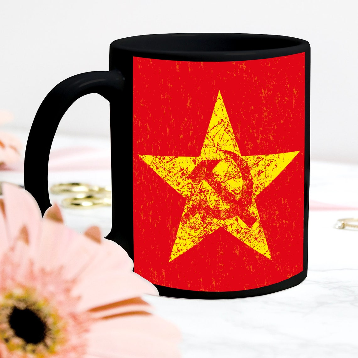 Soviet Star With Hammer and Sickle Mug Gag Gift Communist | Etsy