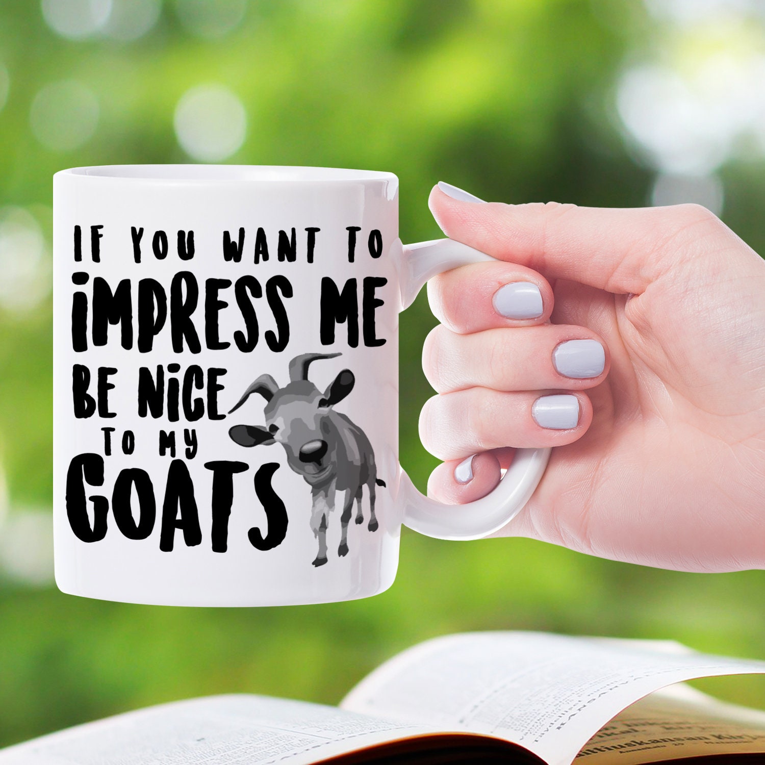 Goat Gift Goat Mug Goat Coffee Cup | Etsy
