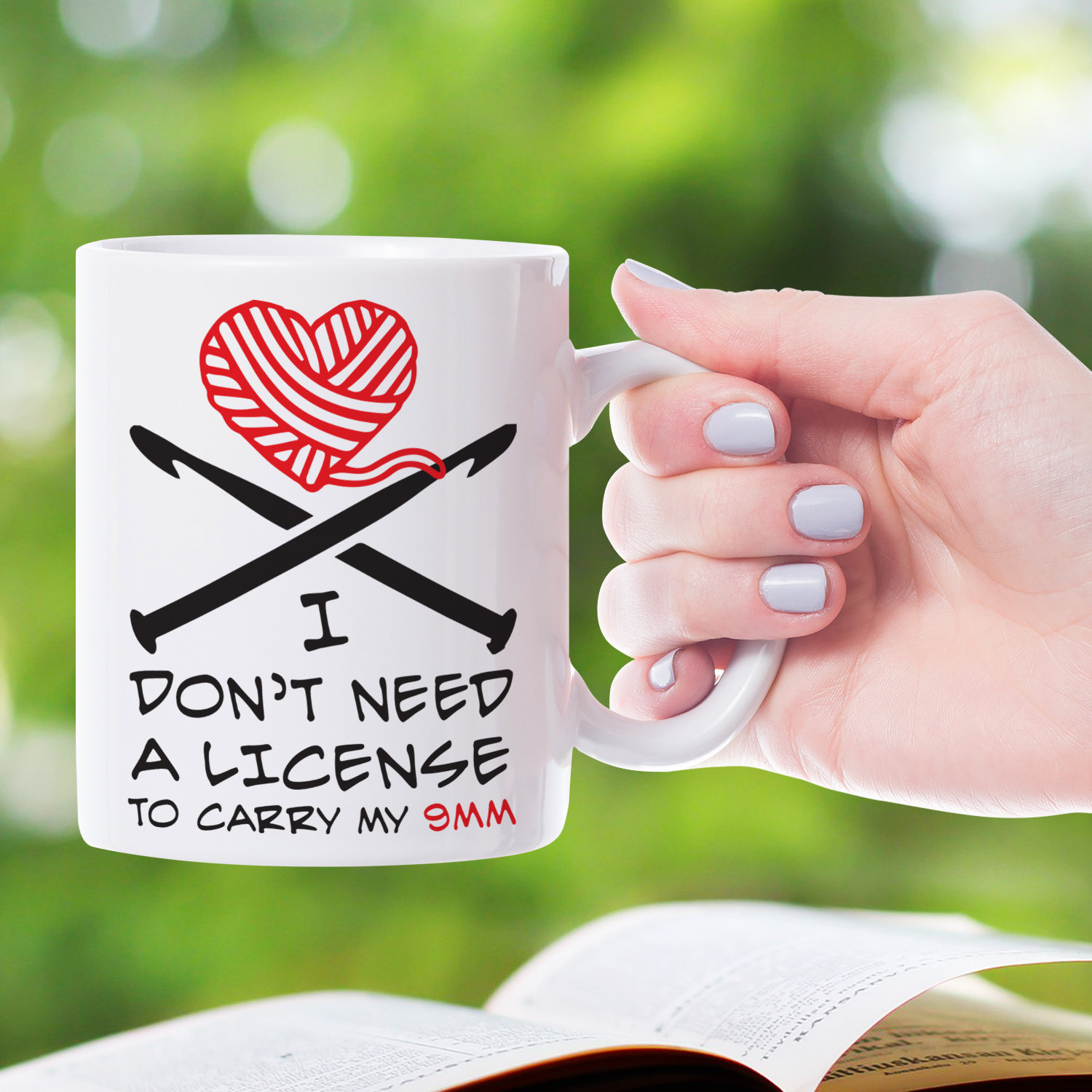 Funny Crochet Mug, Crochet Coffee Mug, Crochet Coffee Cup, Crochet ...