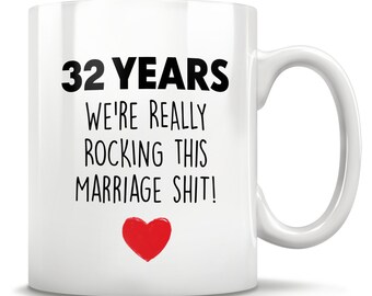 32nd Anniversary Gift, 32 Years Together, 32nd Anniversary Gifts, 32nd ...