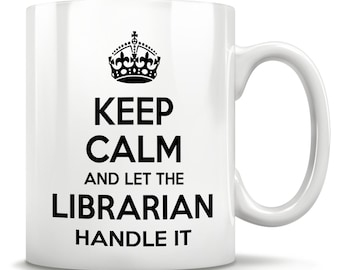 Funny Librarian Mug, Funny Librarian Gift, Book Lover Gift, Bibliophile ...