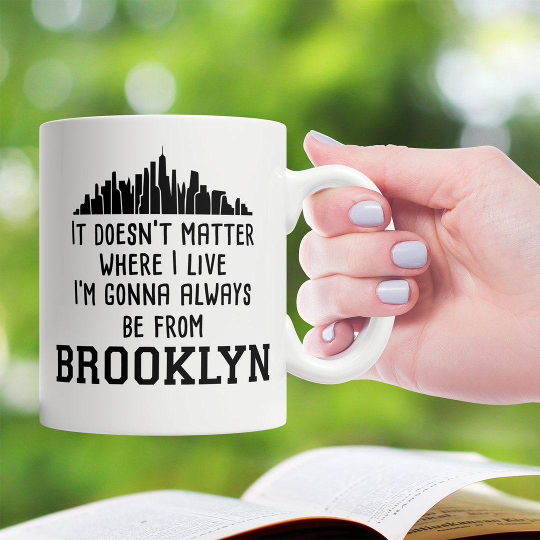 Brooklyn Gift, New York Gift, Brooklyn Mug, Brooklyn Coffee Cup ...