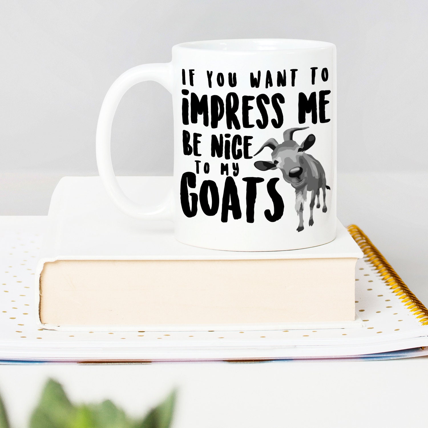 Goat Gift, Goat Mug, Goat Coffee Cup sold by erasmus Browne | SKU ...