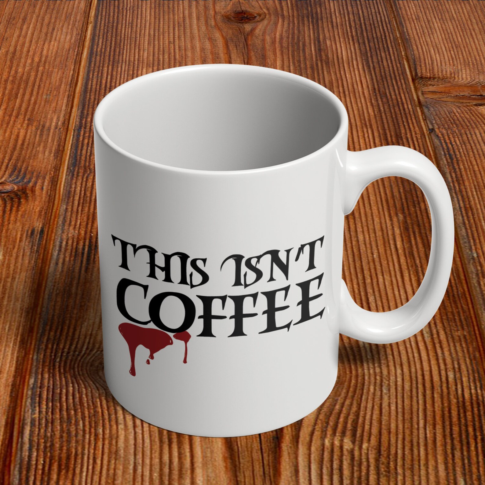 This Isn't Coffee - Vampire Coffee Mug - Etsy
