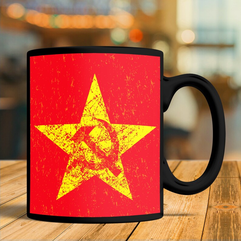 Soviet Star With Hammer and Sickle Mug Gag Gift Communist | Etsy