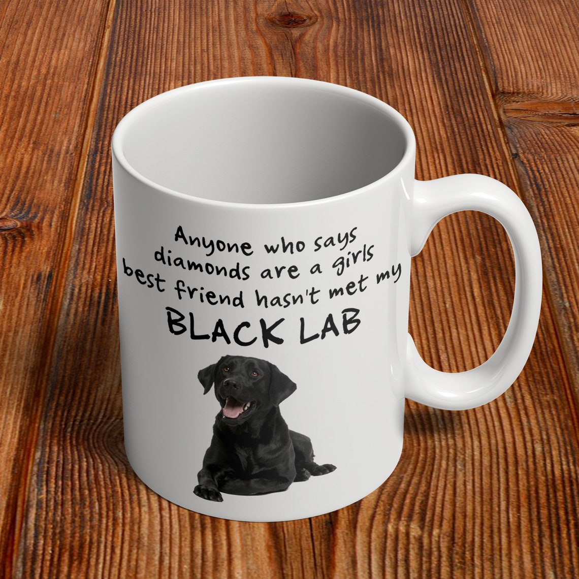 Black Labrador Gift Black Labrador Mug Black Labrador Coffee | Etsy