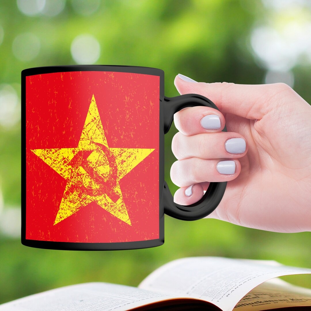 Soviet Star With Hammer and Sickle Mug Gag Gift, Communist Mug ...