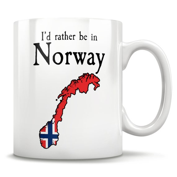 Norway Gift Norwegian Mug Scandinavian Gifts Norwegian | Etsy