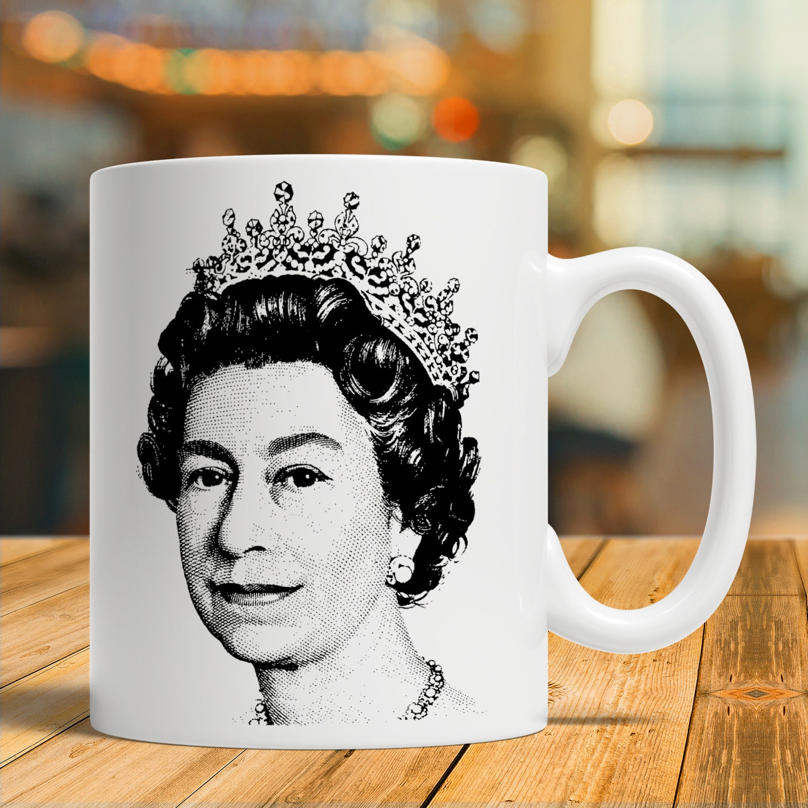 Queen Elizabeth Ii, Queen Elizabeth Coffee Mug, Queen Elizabeth Monarch ...