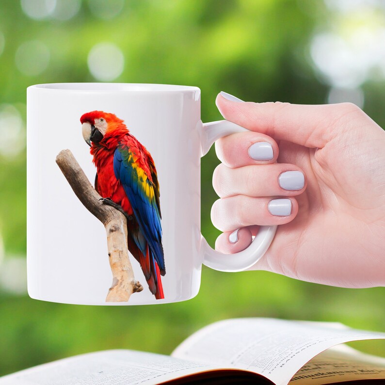 Parrot Gift, Parrot Mug, Parrot Coffee Cup - Etsy
