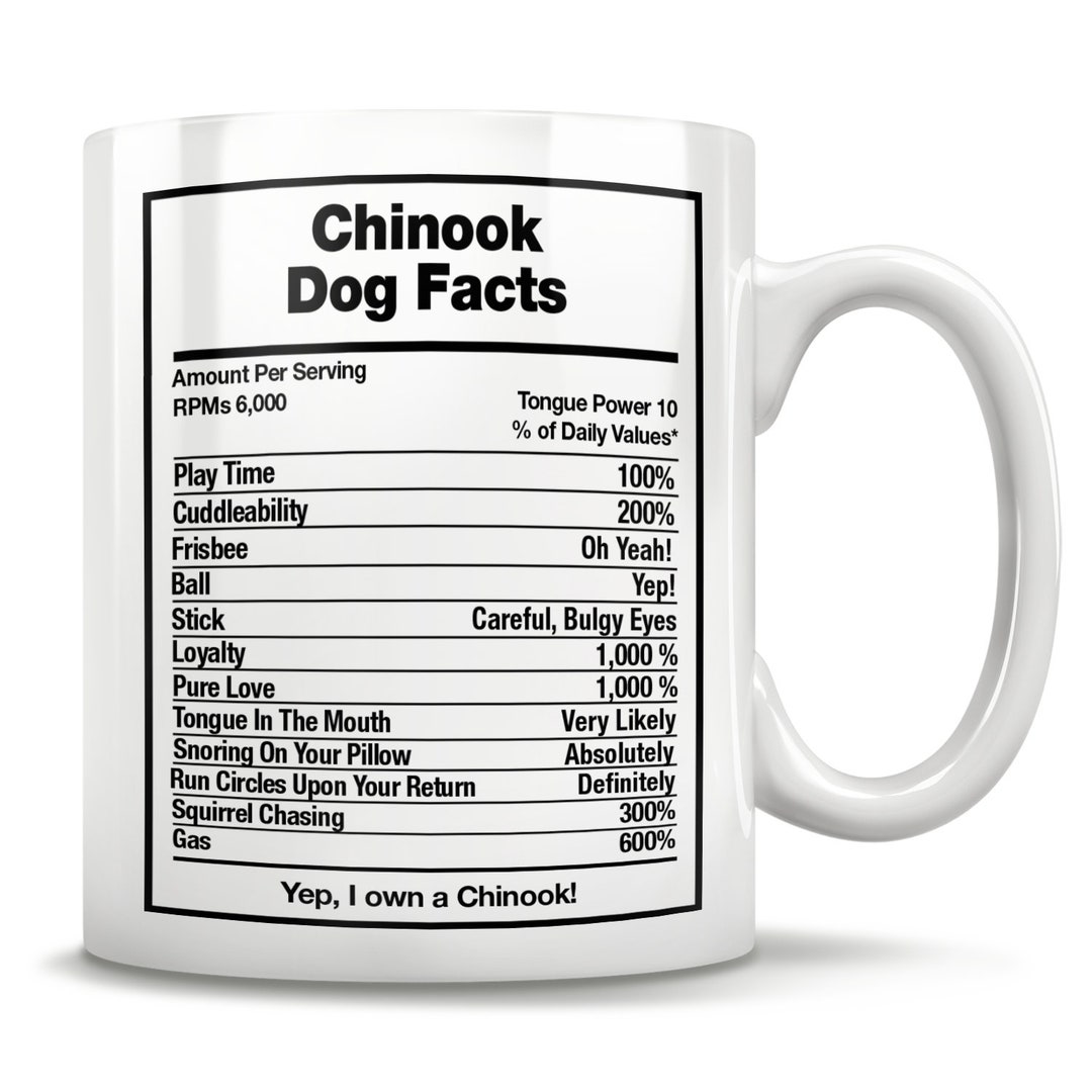 Chinook Dog Facts, Chinook Mug, Chinook Cup, Chinook Gift, Chinook ...