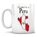Peru Gift, Peruvian Mug, Peru Map, Peru Travel, Peru Pride, Peru Flag ...