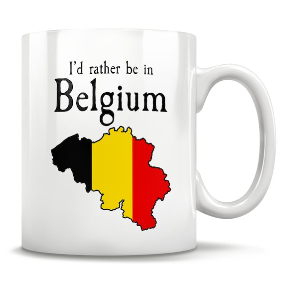 Belgium Gift Belgium Mug Brussels Belgium Brussels Map - Etsy Canada