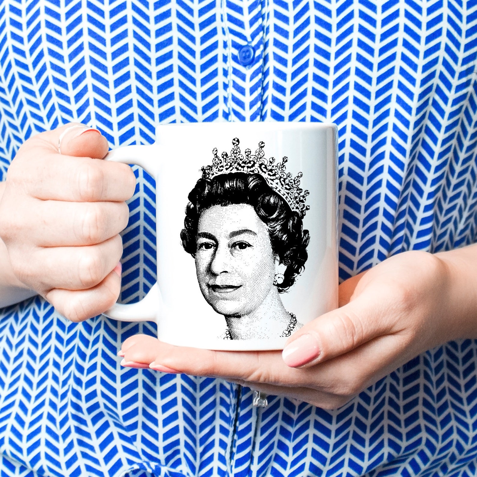 Queen Elizabeth Ii, Queen Elizabeth Coffee Mug, Queen Elizabeth Monarch ...