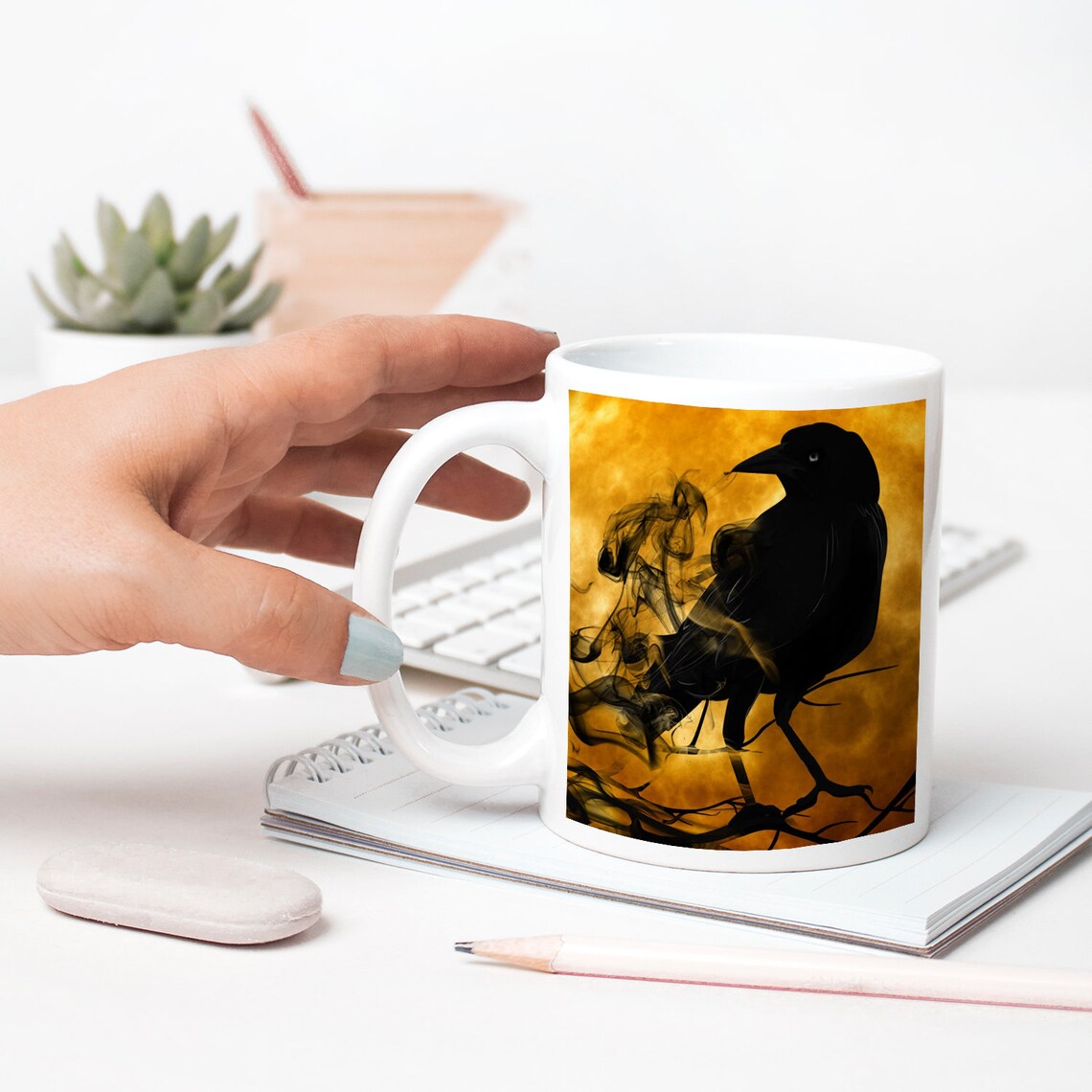 Crow Gift Crow Mug Crow Coffee Cup Raven Gifts for Her - Etsy