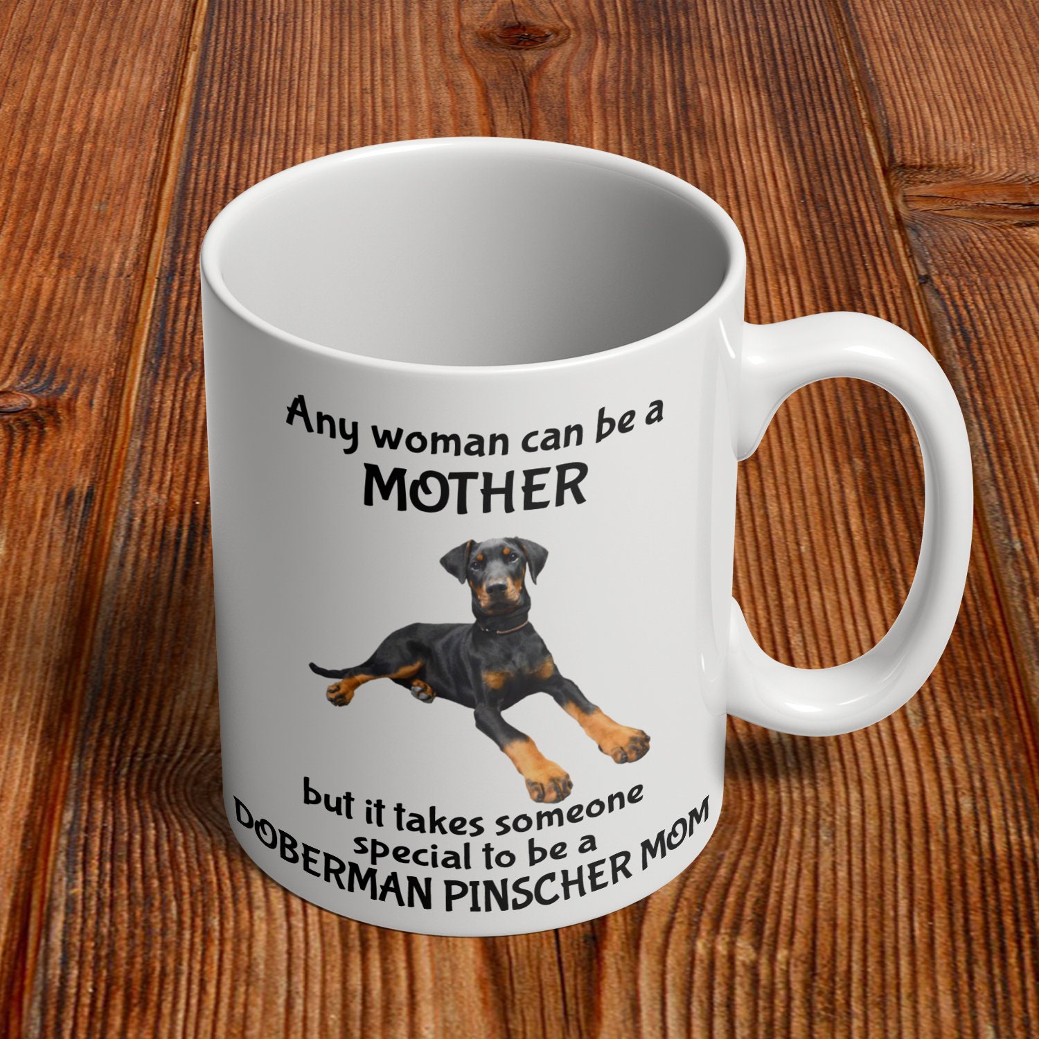 Doberman Pinscher Gift, Doberman Pinscher Mug, Doberman Pinscher Coffee ...