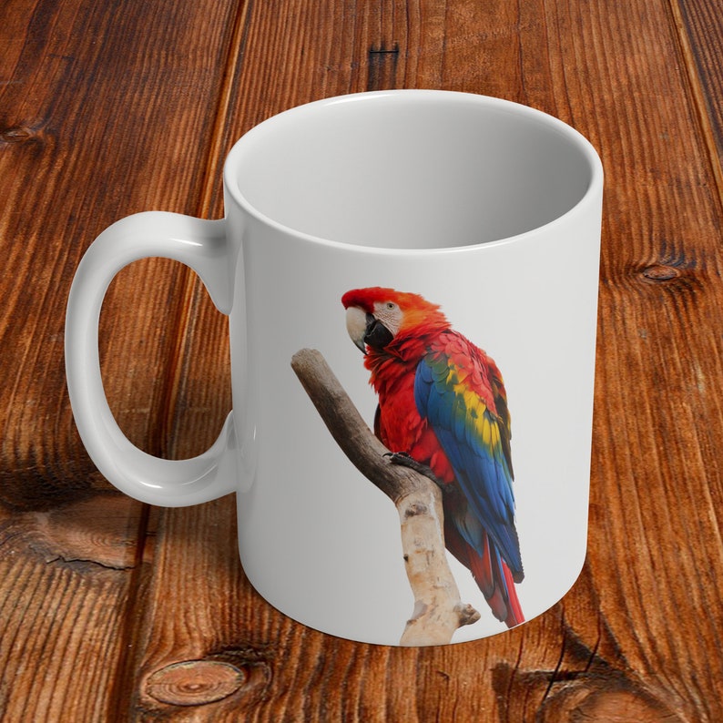 Parrot Gift, Parrot Mug, Parrot Coffee Cup - Etsy