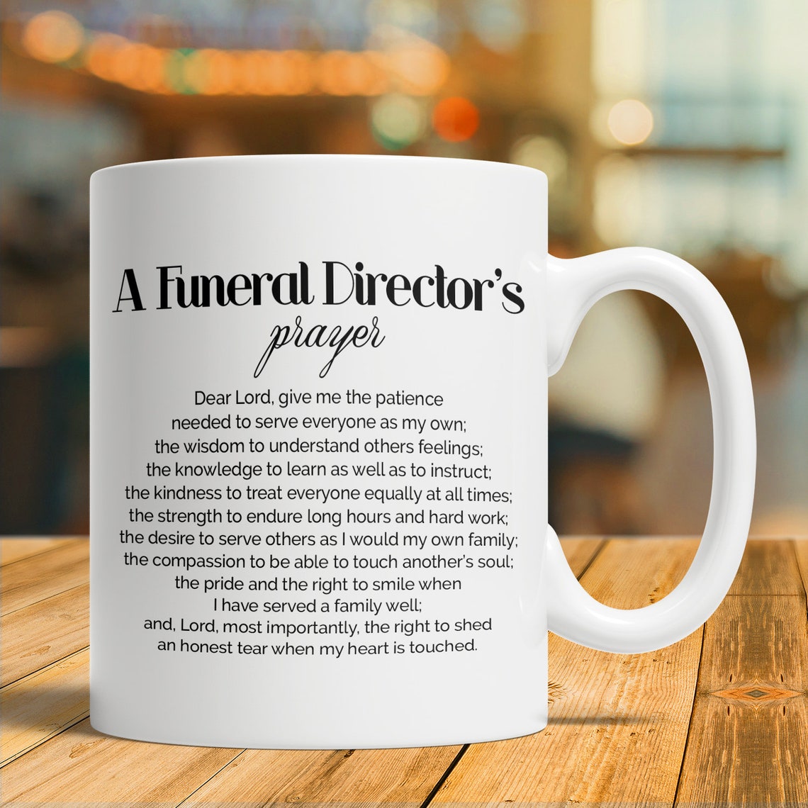 Funeral Director Gift, Funeral Director Mug, Funeral Director Coffee ...