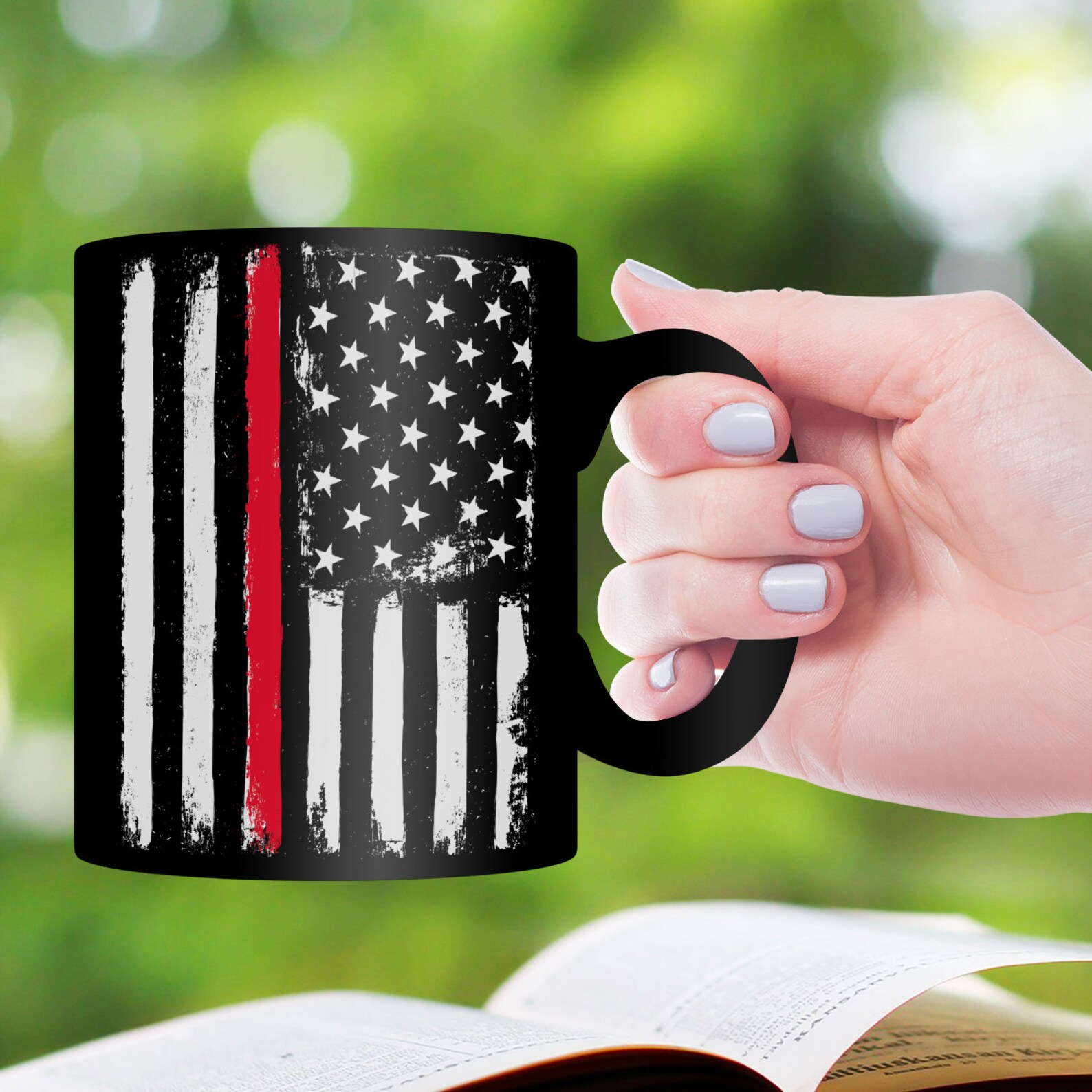 Firefighter Gifts Firefighter Mug Thin Red Line Mug Fire - Etsy