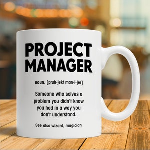 Project Manager Gift, Project Manager Mug, Project Manager Coffee Cup ...