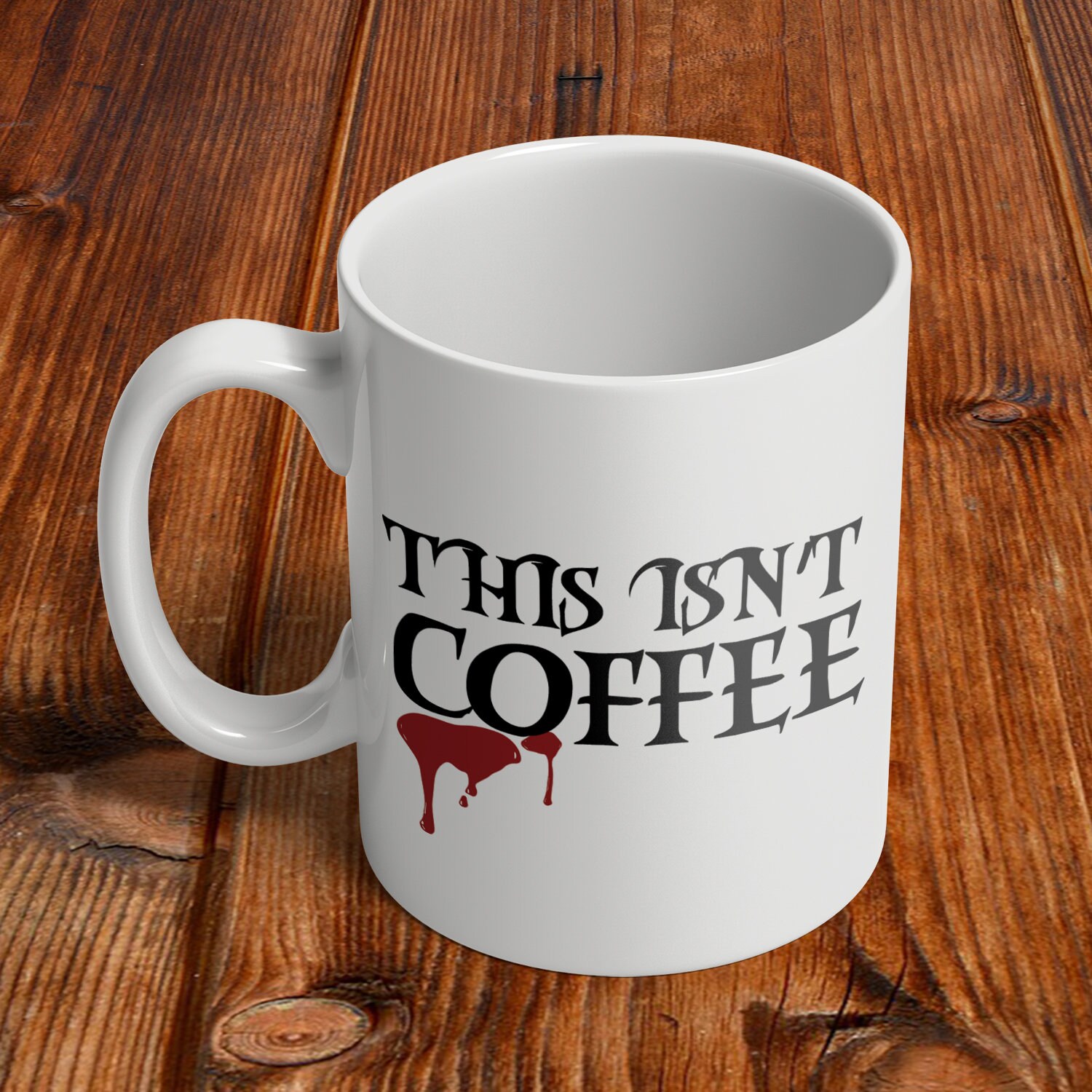 This Isn't Coffee - Vampire Coffee Mug - Etsy