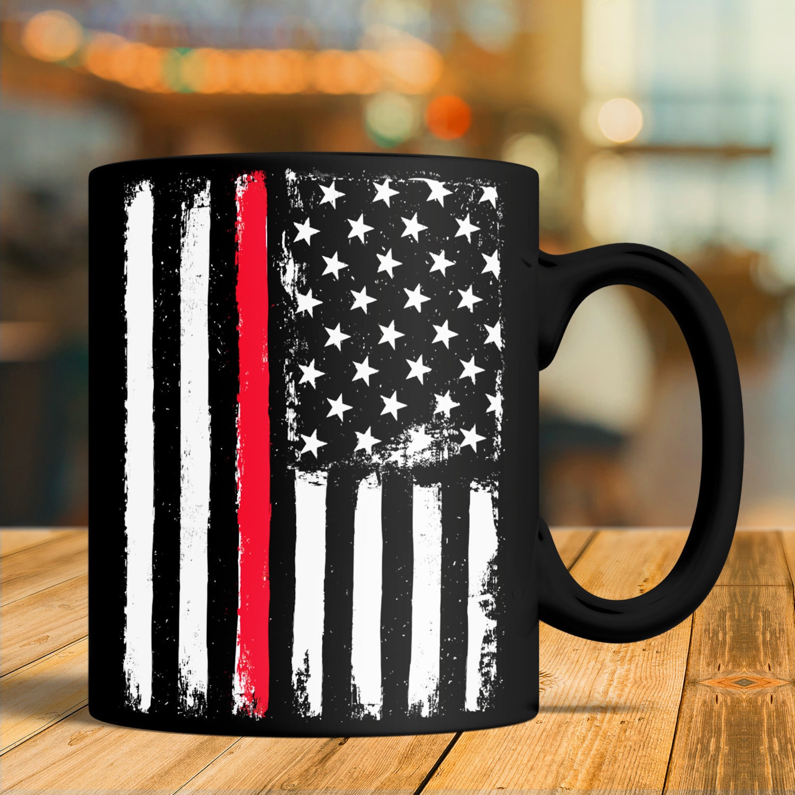 Firefighter Gifts Firefighter Mug Thin Red Line Mug Fire - Etsy