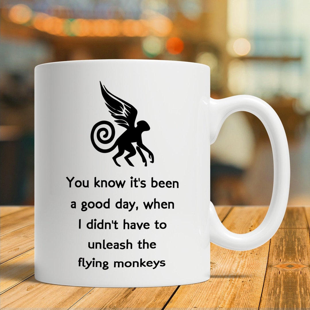 Wizard of Oz Gifts, Flying Monkey Gift, Flying Monkey Mug, Flying ...