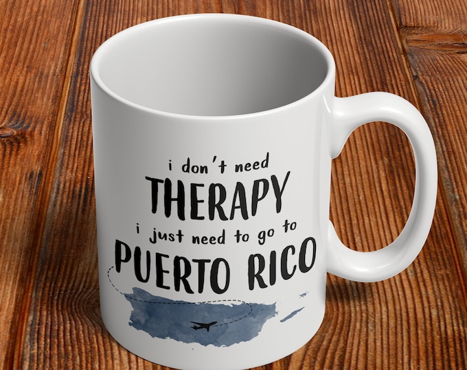 Puerto Rico Coffee Mug, Puerto Rican Art Mug, Puerto Rico Gifts, Puerto ...