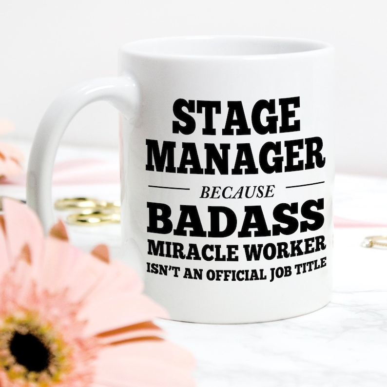 Stage Manager Gift Stage Manager Mug Stage Manager Coffee | Etsy